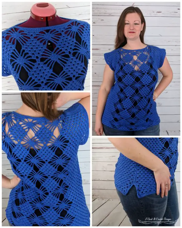 Free Crochet Top Pattern - Chasing Diamonds Tunic · I Need It Crochet ...