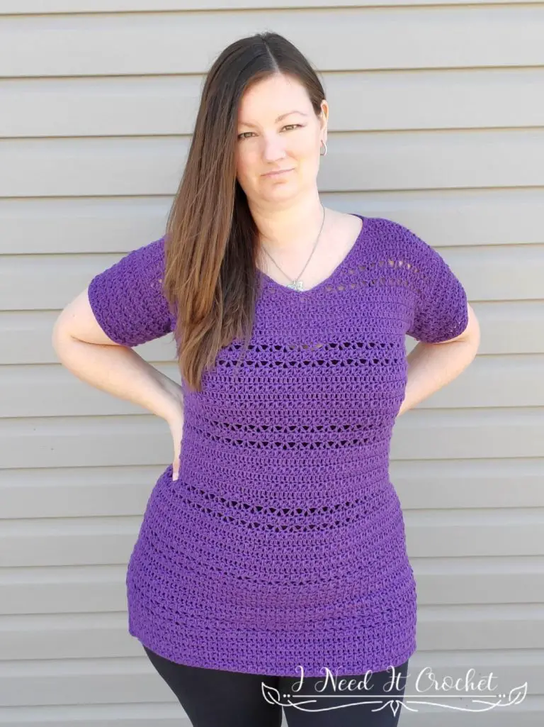 Hilo Tunic - Free Crochet Top Pattern · I Need It Crochet Designs