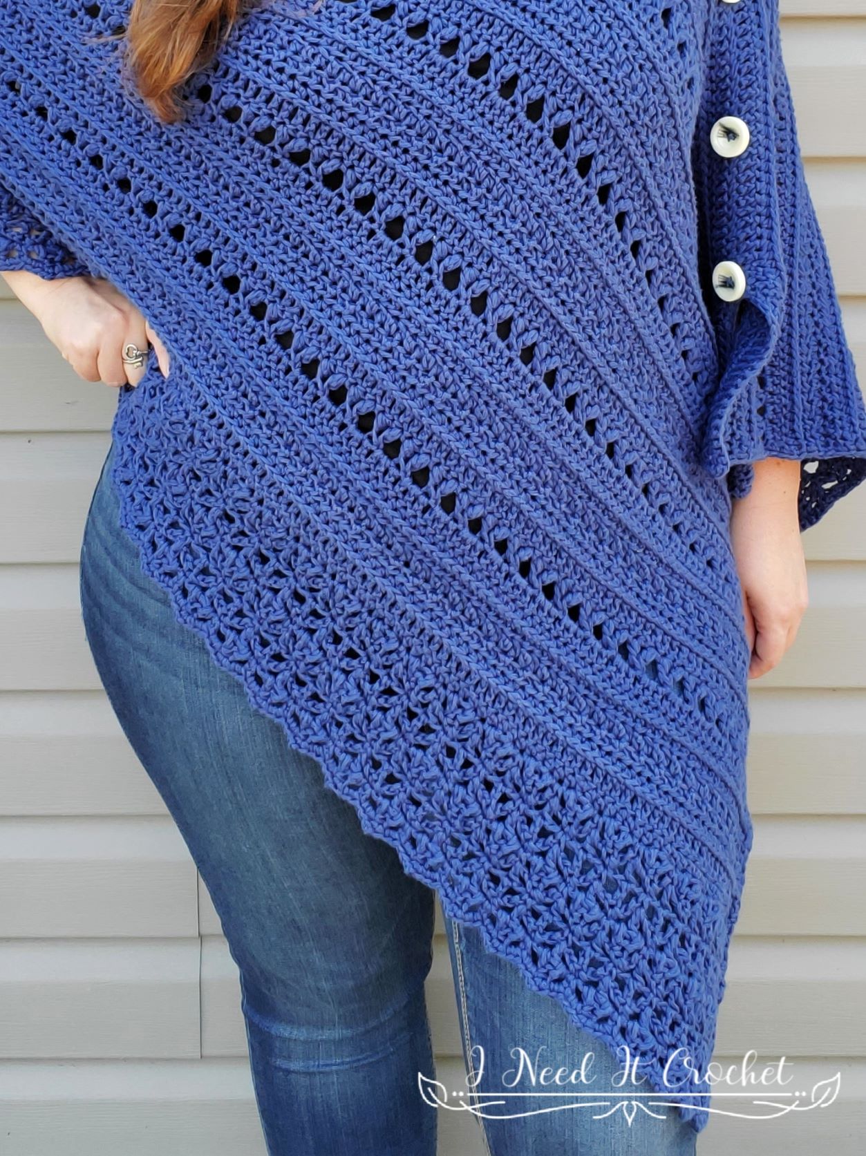 Transitions Poncho - Free Crochet Poncho Pattern · I Need It Crochet ...