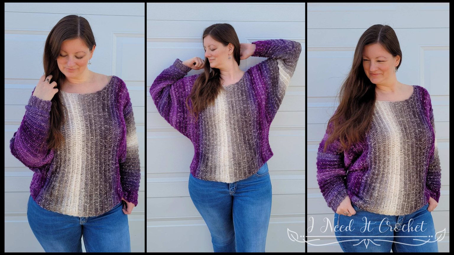 Free Crochet Sweater Pattern - Little Late Pullover · I Need It Crochet ...