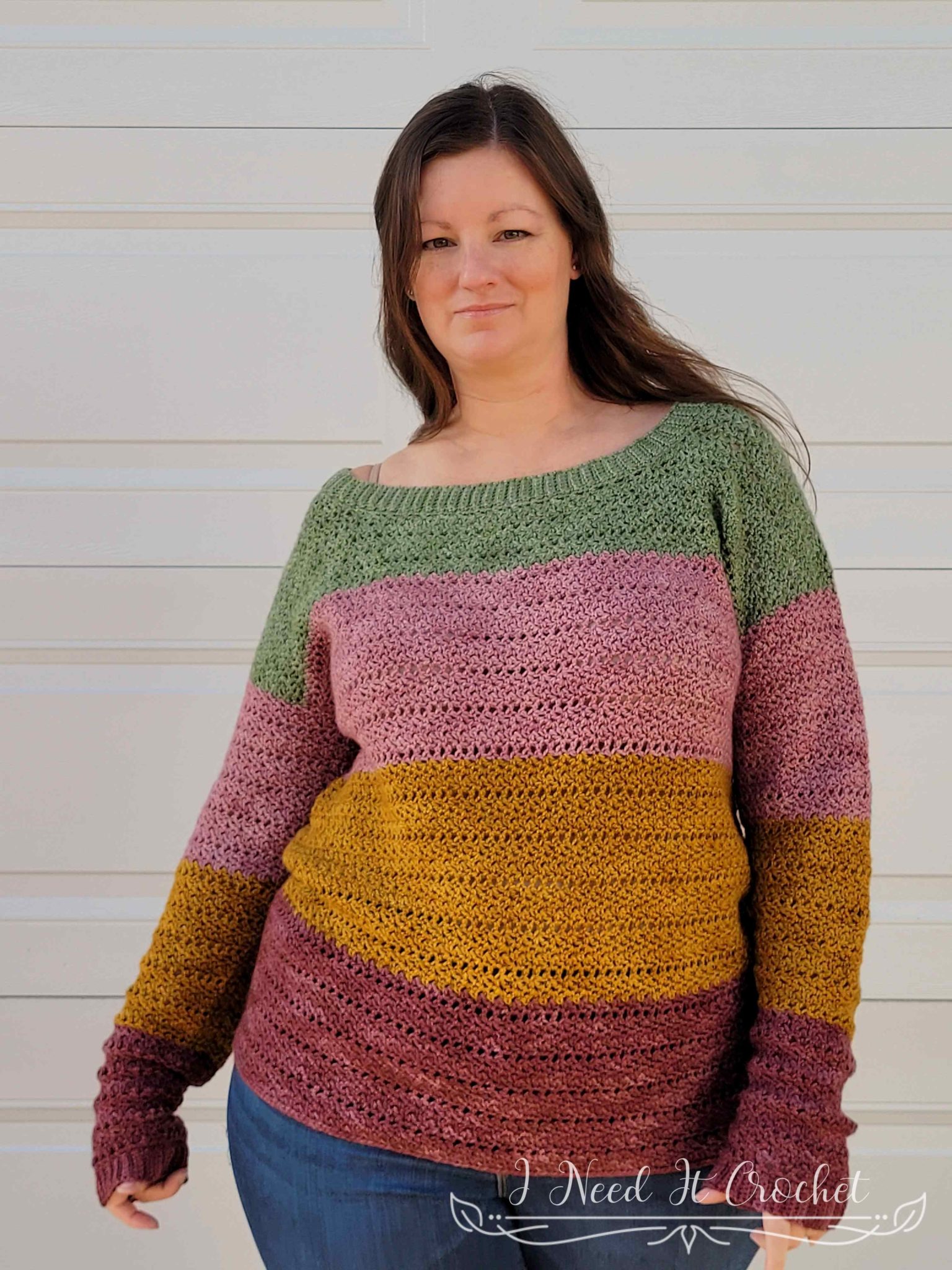 Free Crochet Sweater Pattern - Longevity Pullover · I Need It Crochet ...